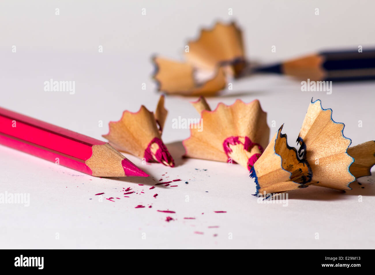 Closeup two red pencils hi-res stock photography and images - Alamy