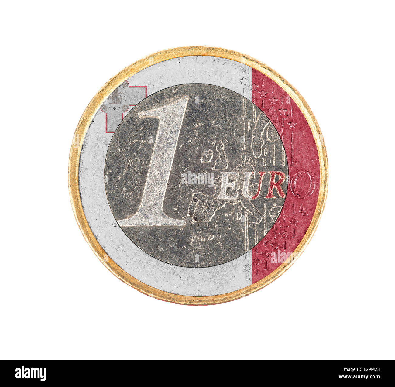 Malta 1 euro coin hi-res stock photography and images - Alamy