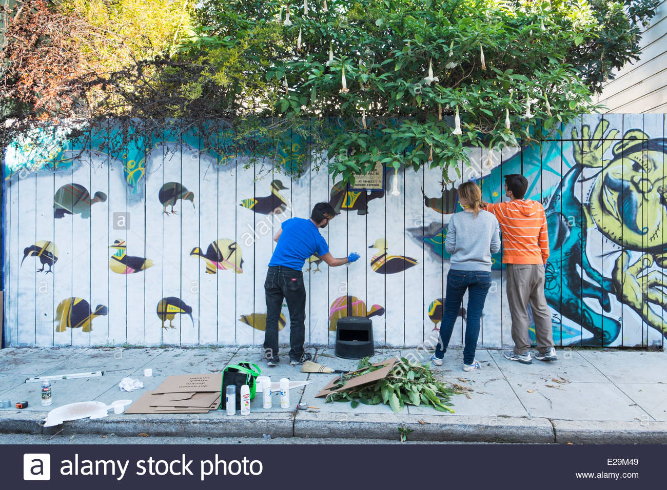 San Francisco Mission District Murals Stock Photos & San Francisco ...
