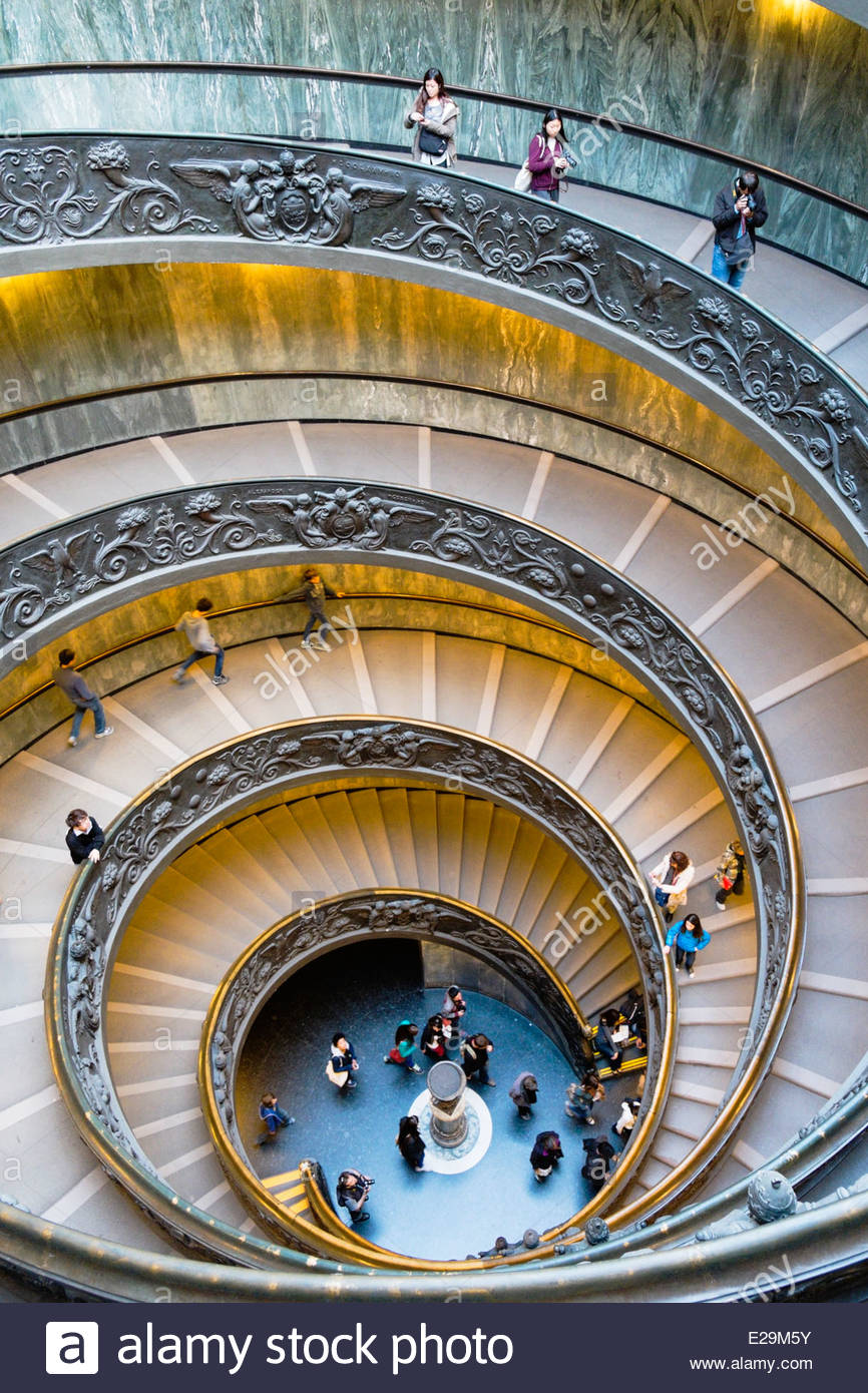 Bramante Staircase Vatican High Resolution Stock Photography and Images ...