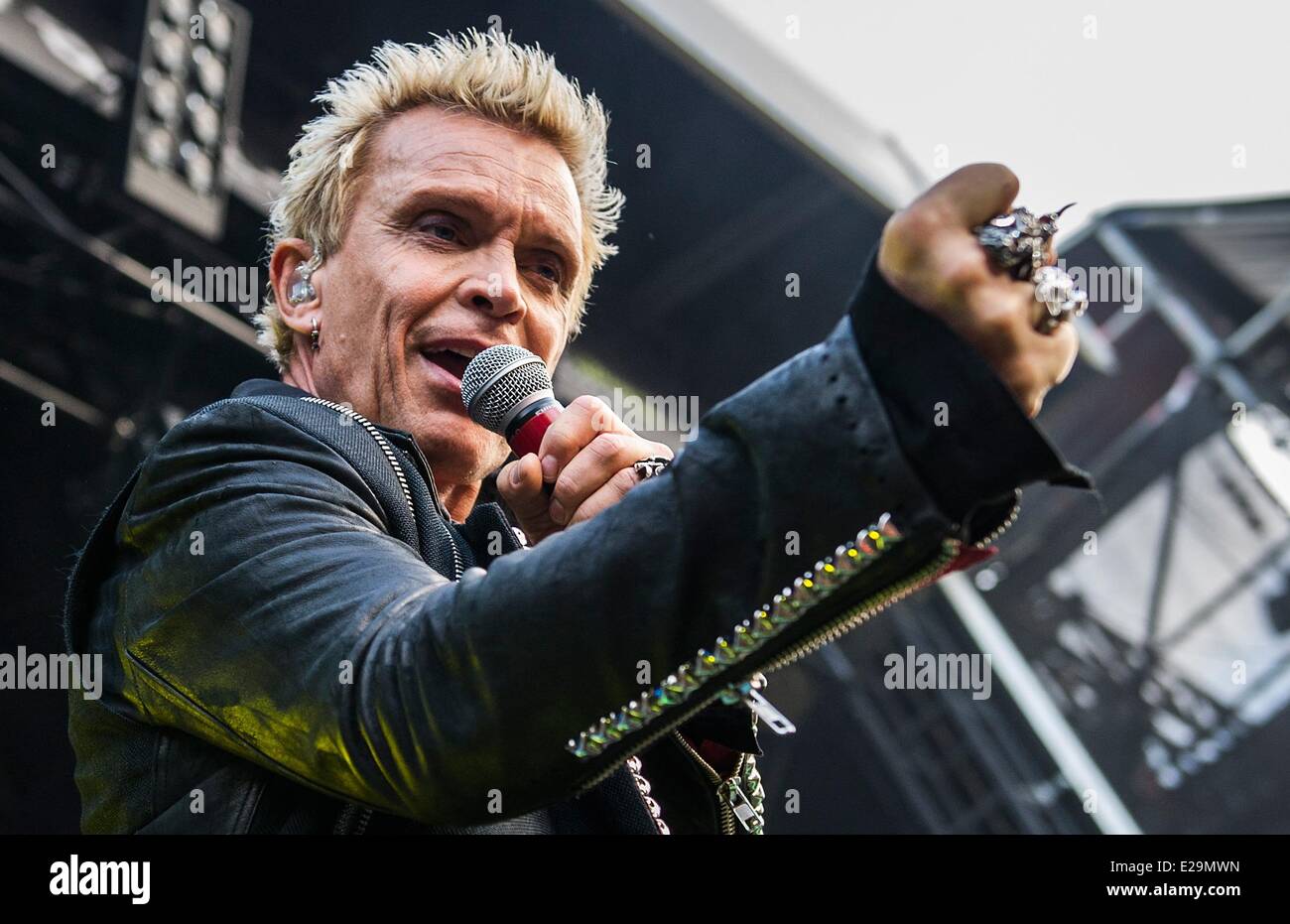 Berlin, Germany. 18th June, 2014. British rock musician Billy Idol ...