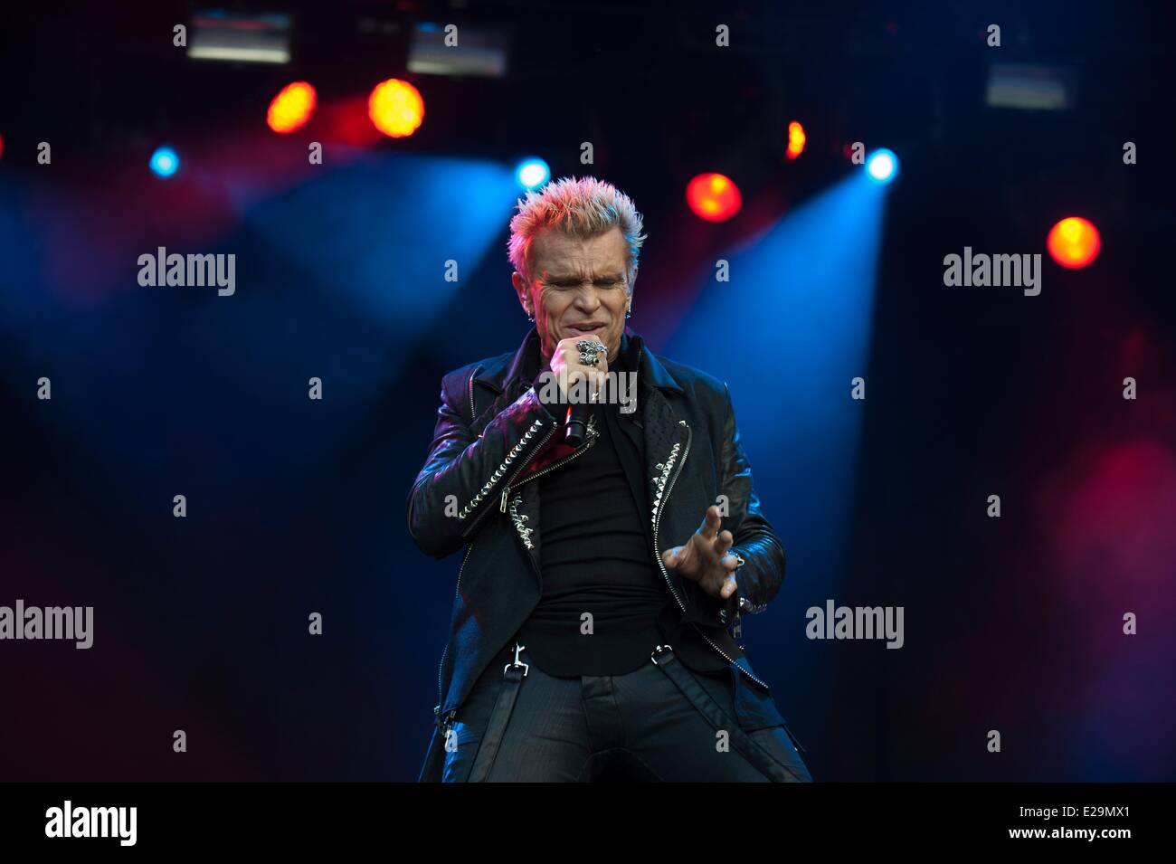 Berlin, Germany. 17th June, 2014. British rock musician Billy Idol ...