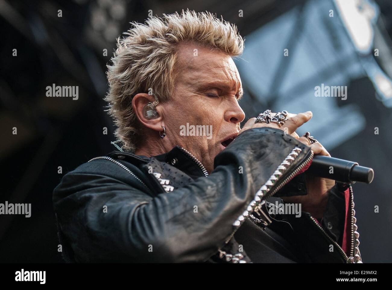 Berlin, Germany. 17th June, 2014. British rock musician Billy Idol ...