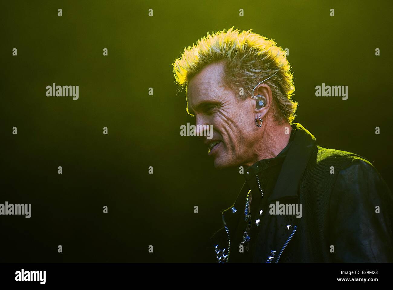 Berlin, Germany. 17th June, 2014. British rock musician Billy Idol ...