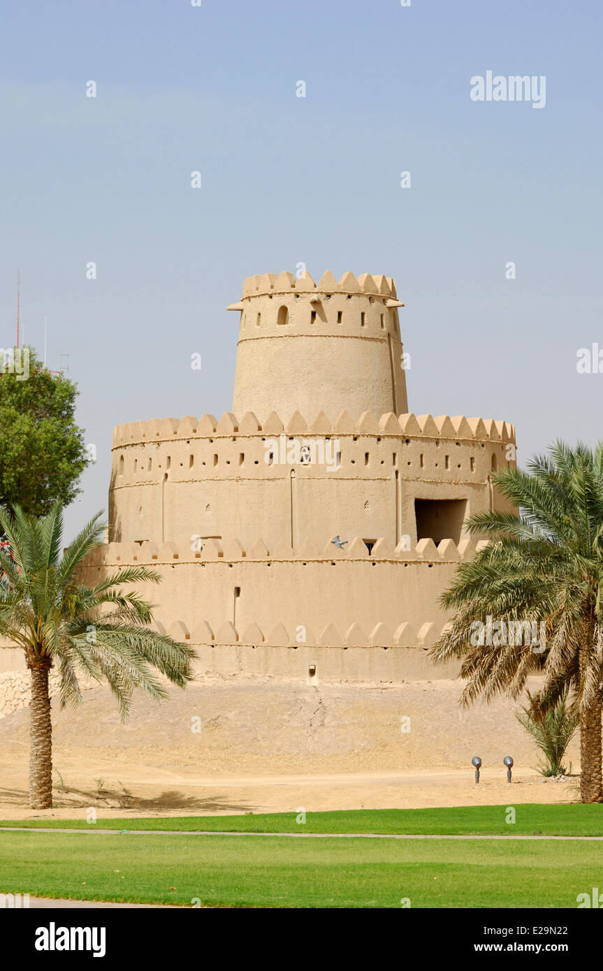 United Arab Emirates, Abu Dhabi emirate, Al Ain, tower inside the Al ...