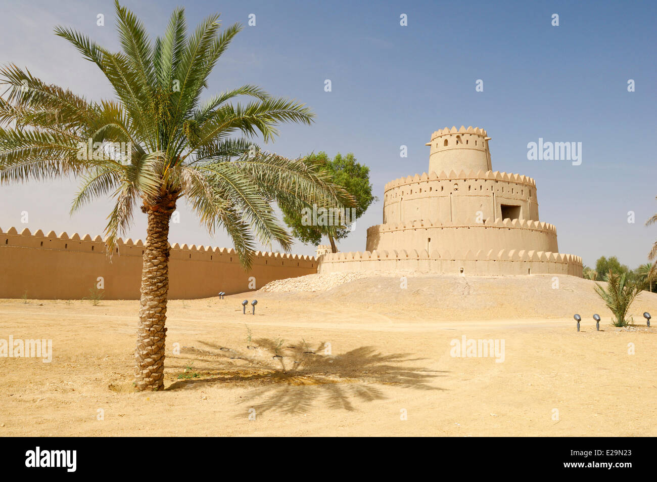 United Arab Emirates, Abu Dhabi emirate, Al Ain, tower inside the Al ...
