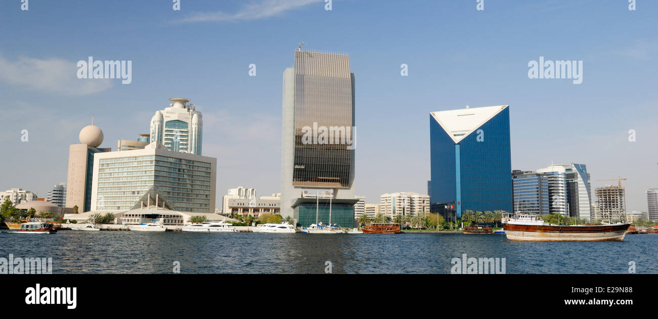 United Arab Emirates, Dubai emirate, Dubai, Dubai Creek arm of the sea ...