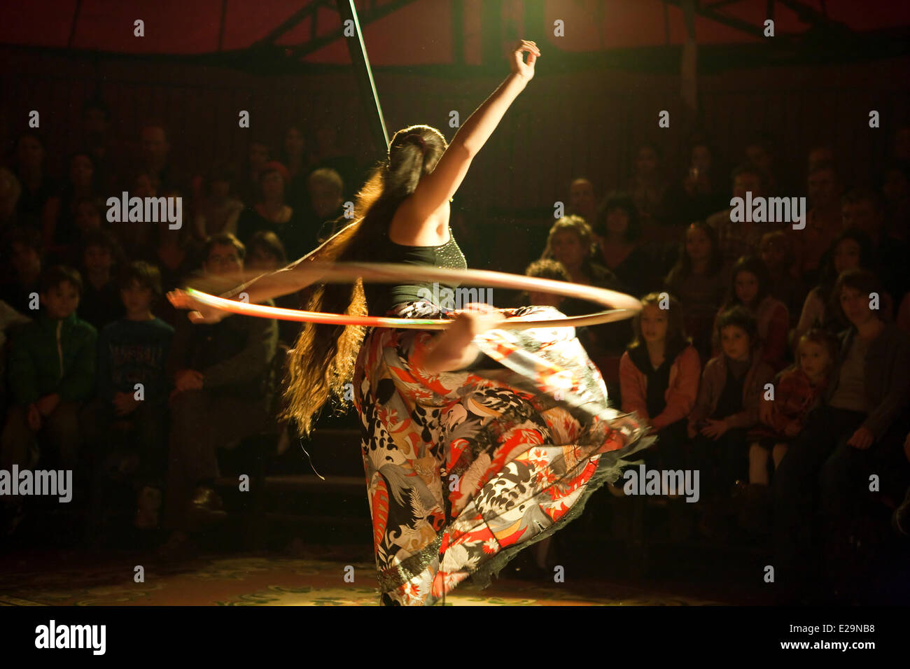 France, Paris, Cirque Tsigane Romanes (Romanes Tsigane Circus) dance ...