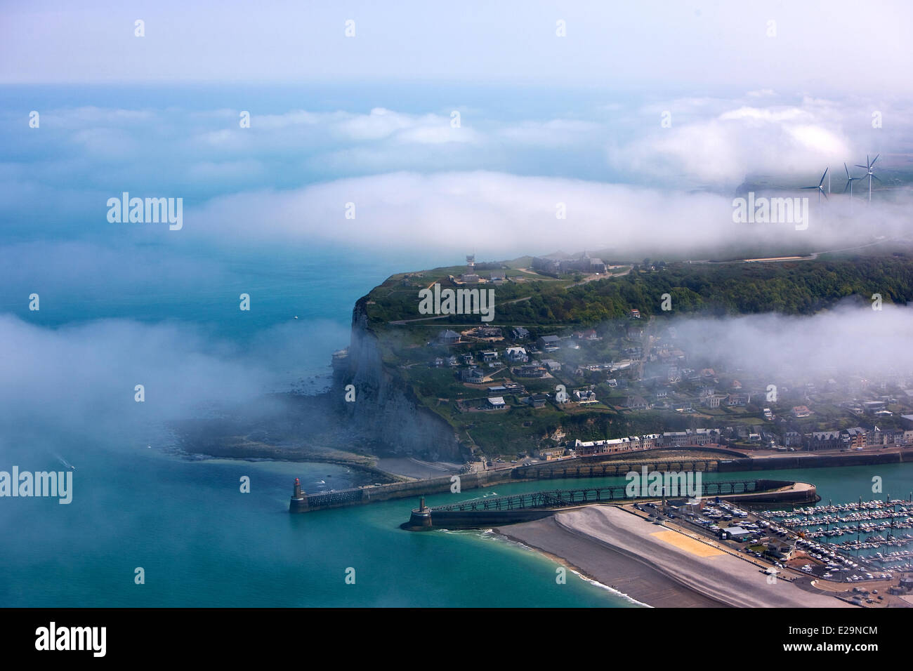 Fecamp harbour aerial hi-res stock photography and images - Alamy