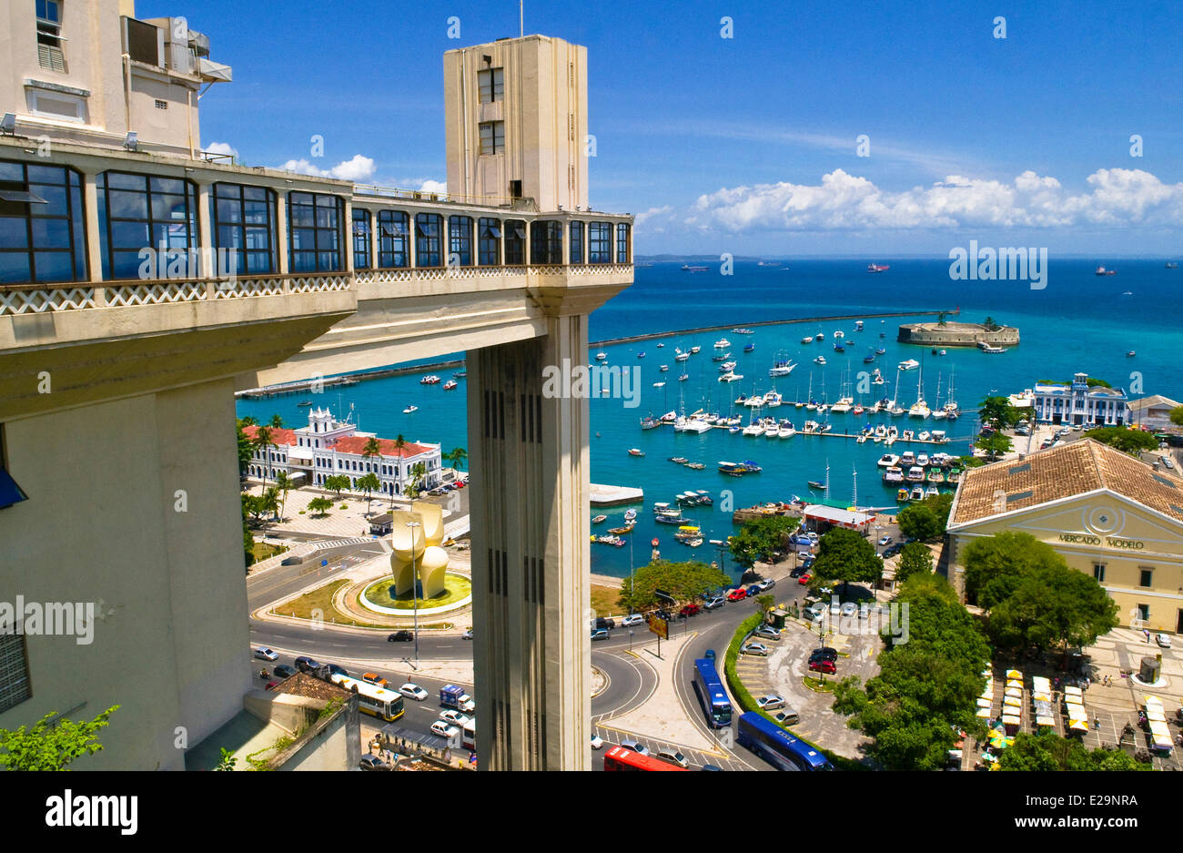 Brazil, Bahia state, Salvador de Bahia, historical center listed as World Heritage by UNESCO ...
