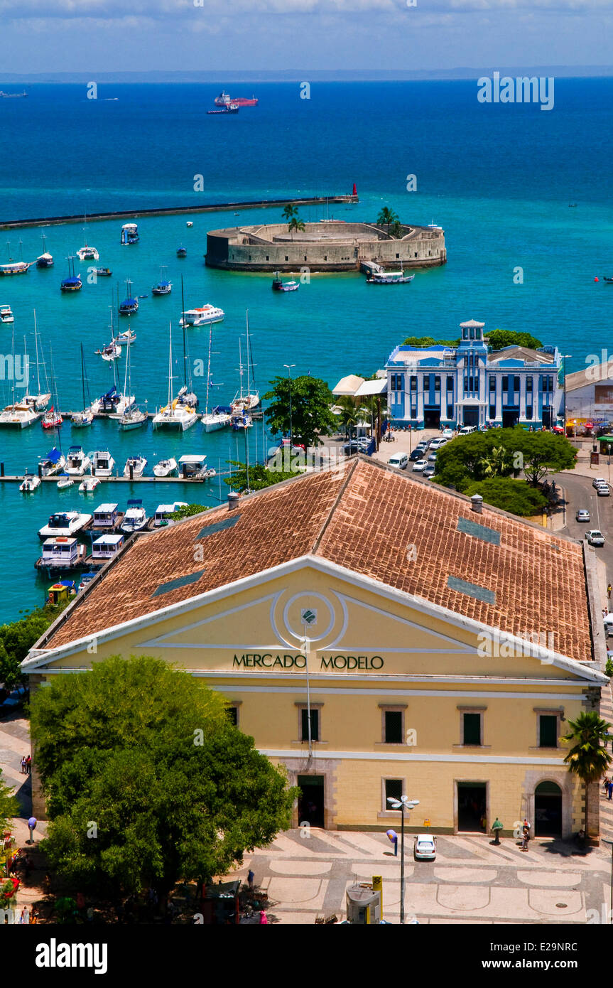 Brazil, Bahia state, Salvador de Bahia, historical center listed as World Heritage by UNESCO ...