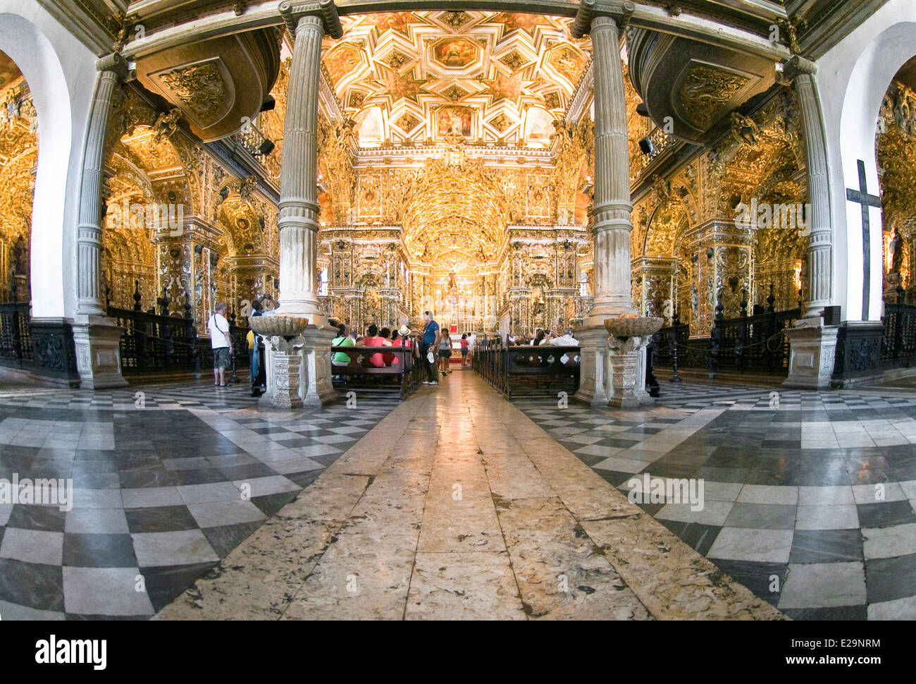 Brazil, Bahia state, Salvador de Bahia, historical center listed as World Heritage by UNESCO ...