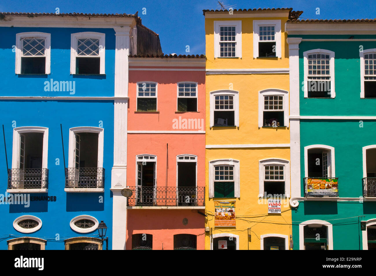 Brazil, Bahia state, Salvador de Bahia, historical center listed as World Heritage by UNESCO ...