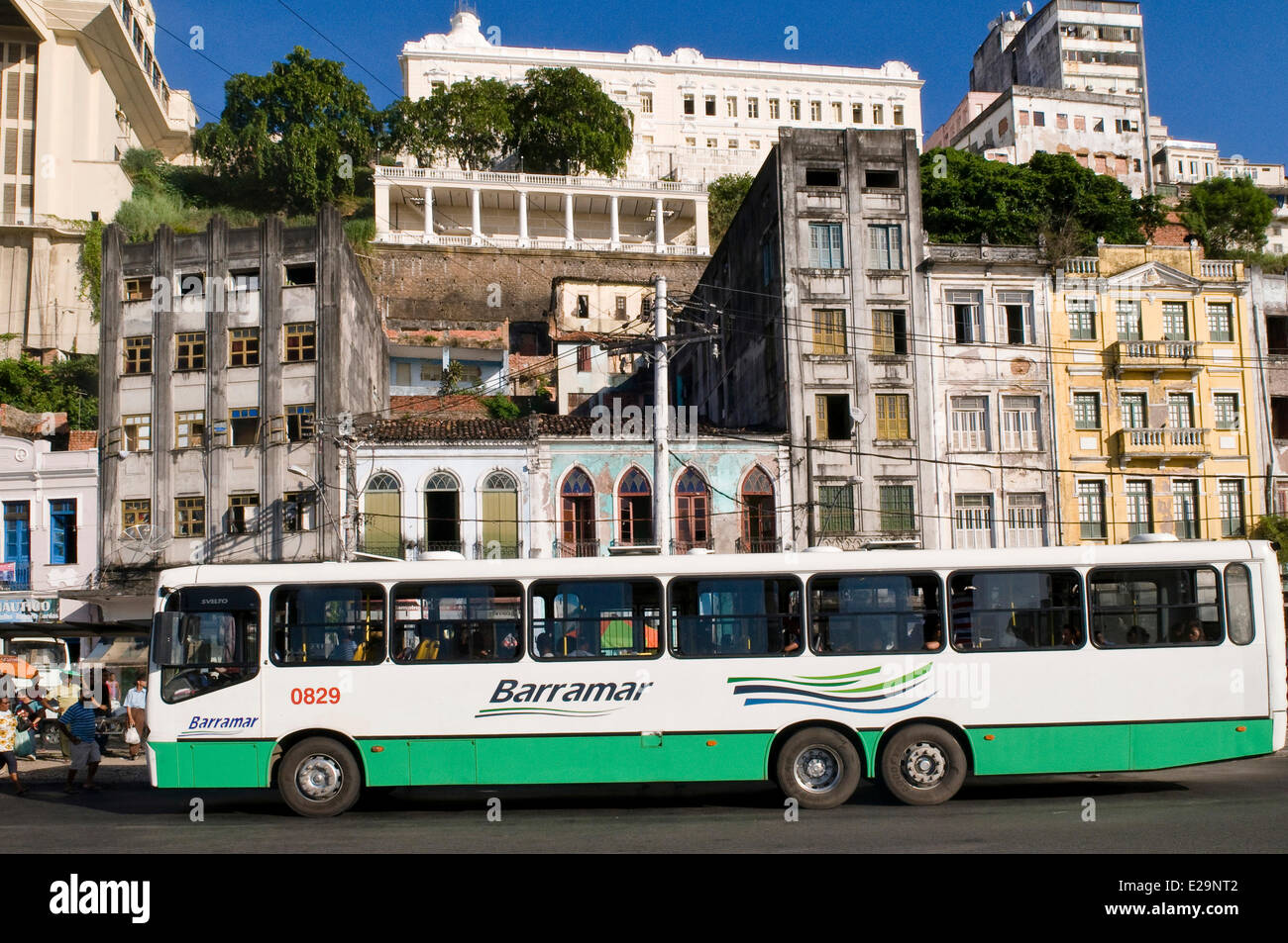Brazil, Bahia state, Salvador de Bahia, historical center listed as World Heritage by UNESCO ...