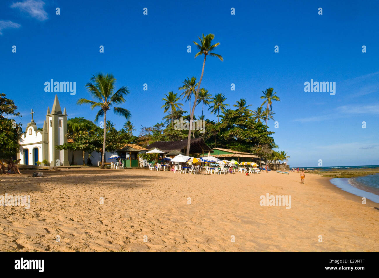Brazil, Bahia state, Praia do Forte, resort station oceanfront Atlantic ...