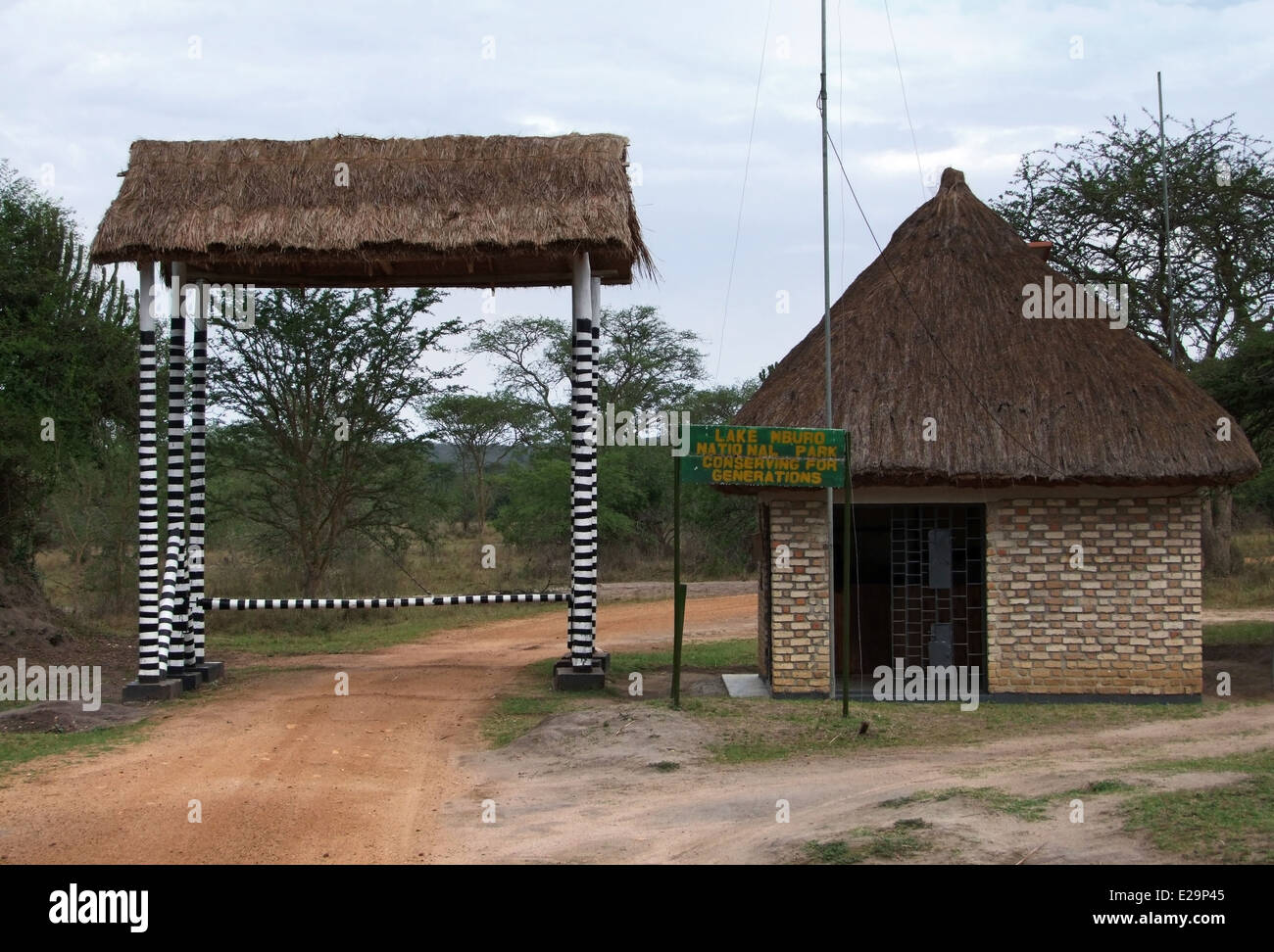 Safari park gate hi-res stock photography and images - Alamy