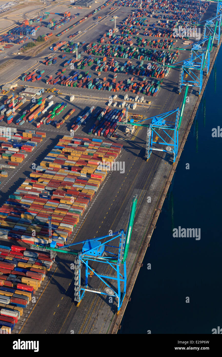 France, Bouches du Rhone, between Fos sur Mer and Port St. Louis du ...