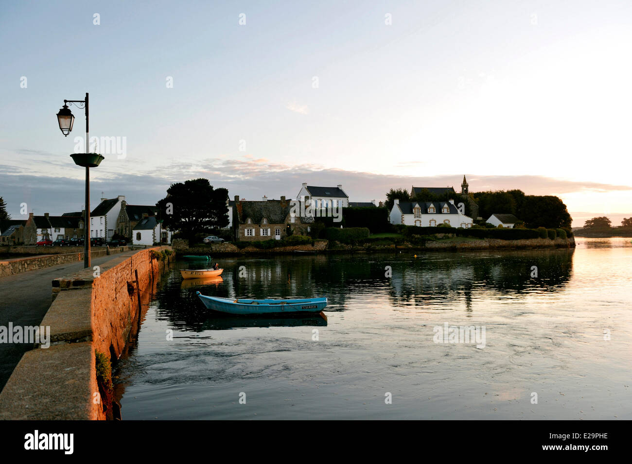 France, Morbihan, Etel River, ile de Saint Cado (Saint Cado's Island ...