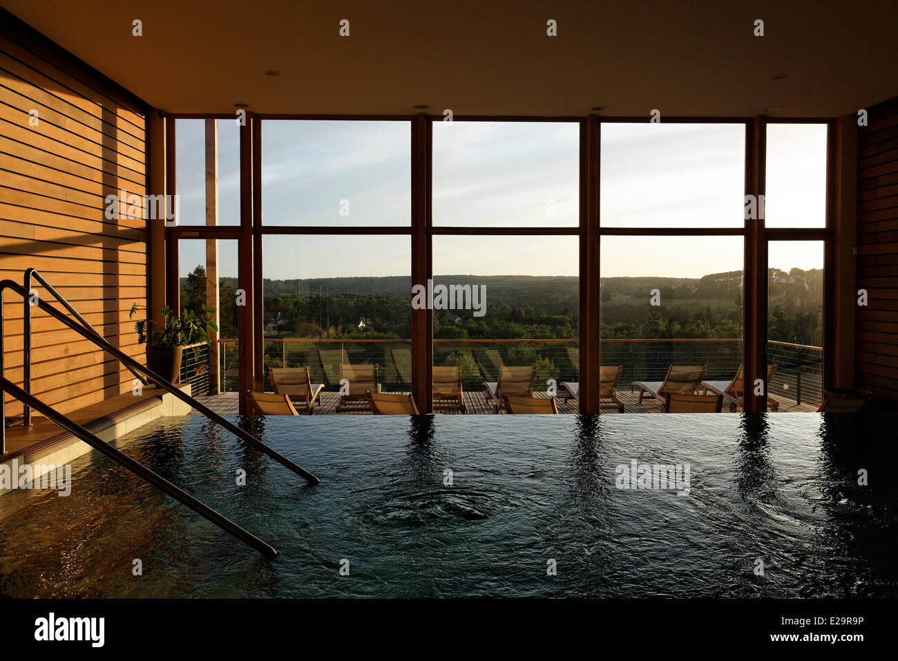 France, Morbihan, La Gacilly, the ecological hotel and spa Yves Rocher ...