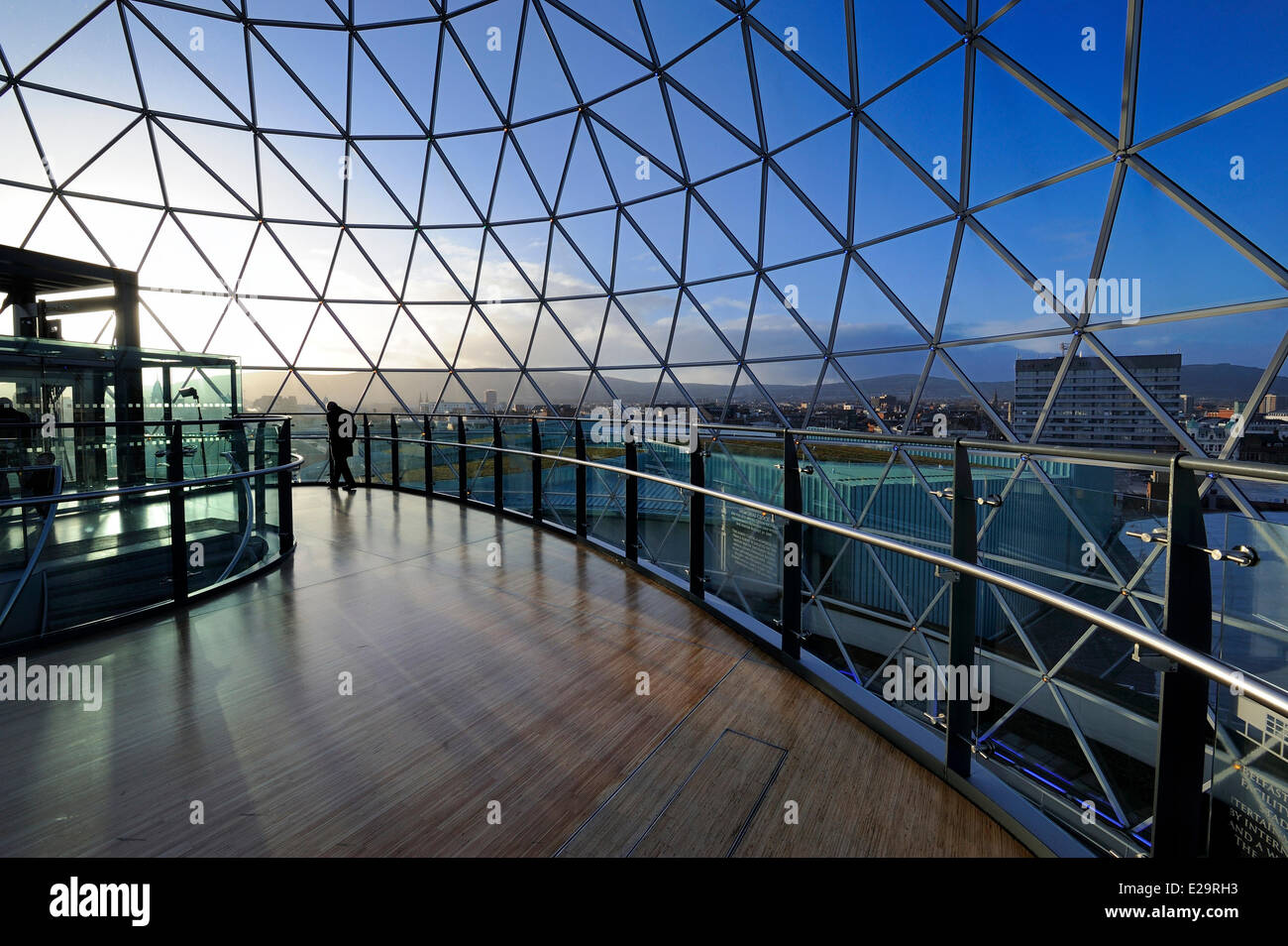United Kingdom, Northern Ireland, Belfast, the Victoria Square ...