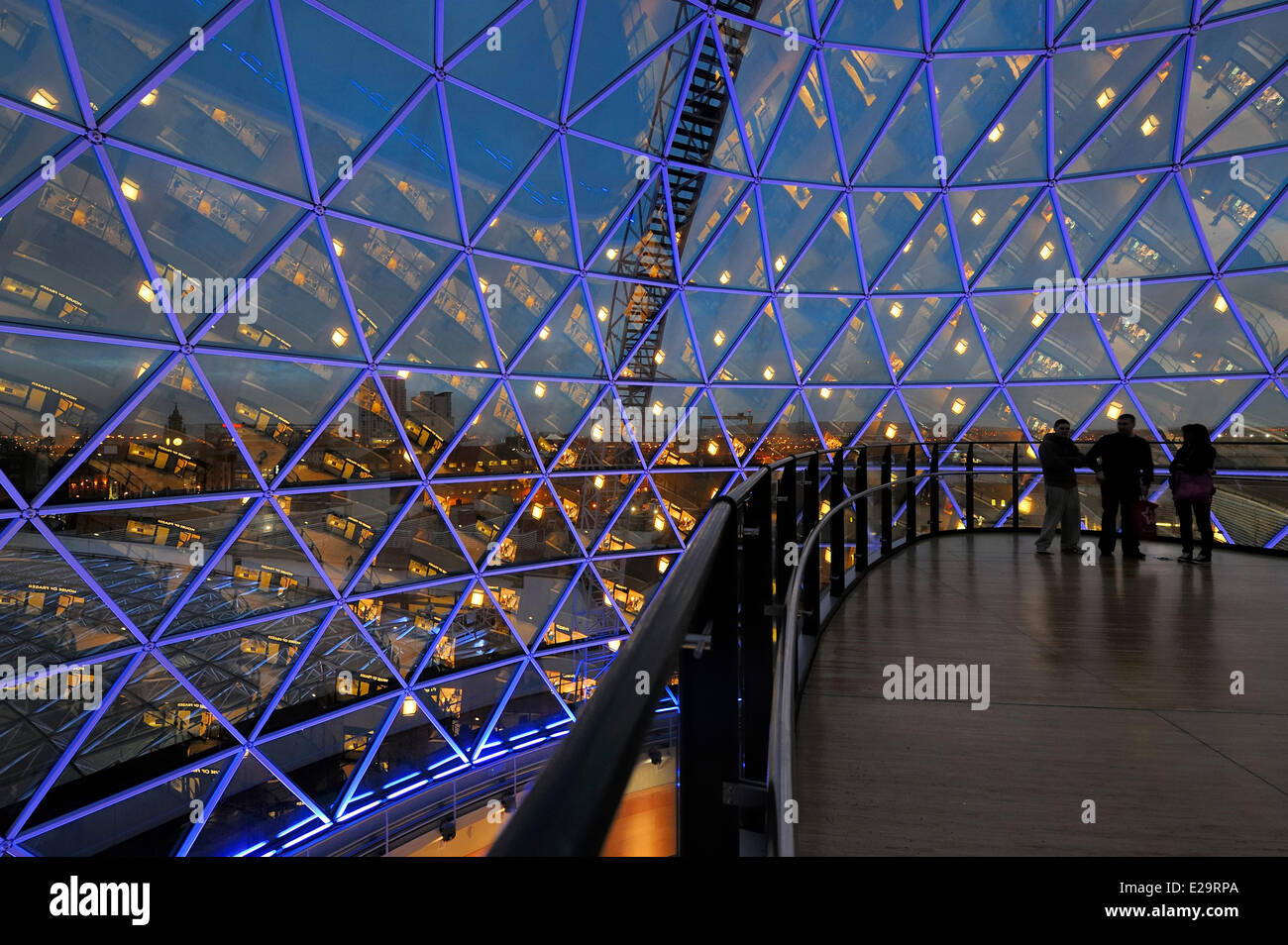 United Kingdom, Northern Ireland, Belfast, the Victoria Square ...