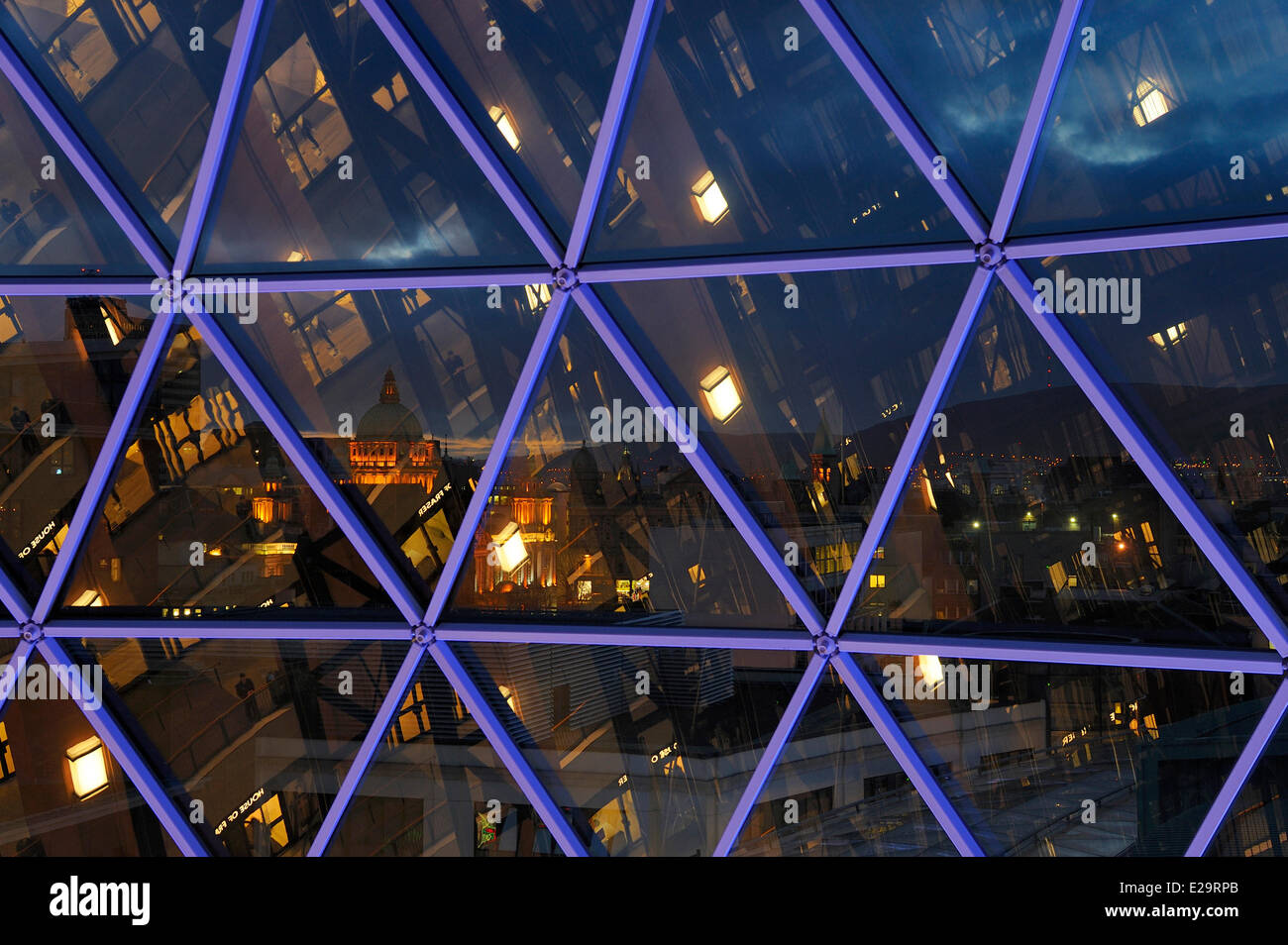 United Kingdom, Northern Ireland, Belfast, the Victoria Square ...