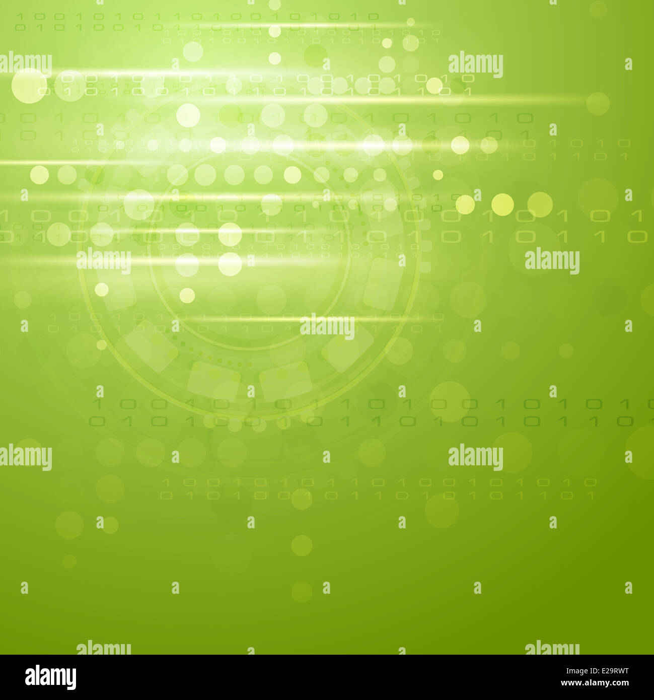 Green bright hi-tech vector background Stock Photo - Alamy