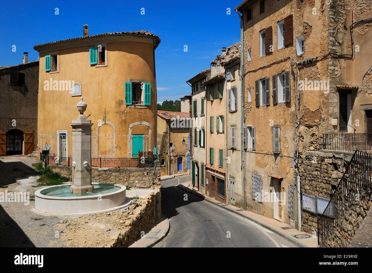 France, Var, Provence Verte (Green Provence), the village of Bras Stock ...