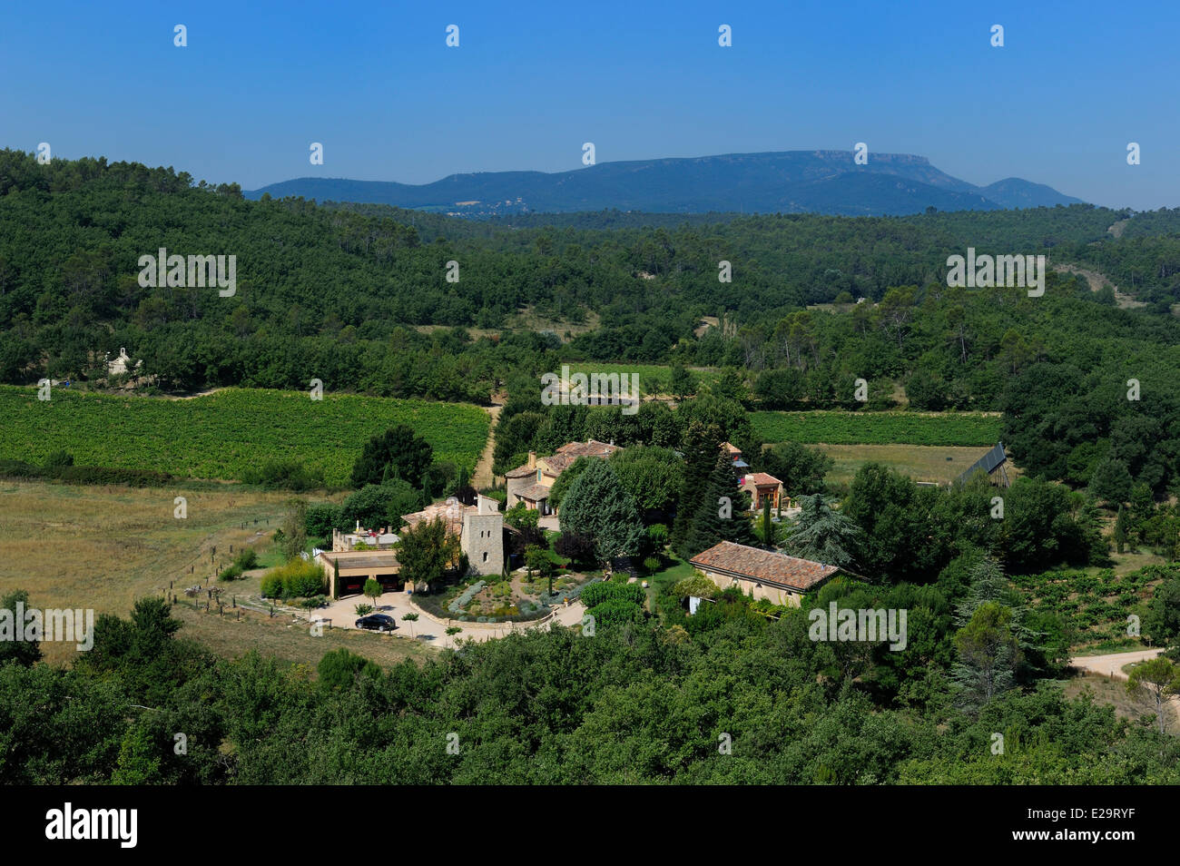 France, Var, Provence Verte (Green Provence), Bras village next to ...