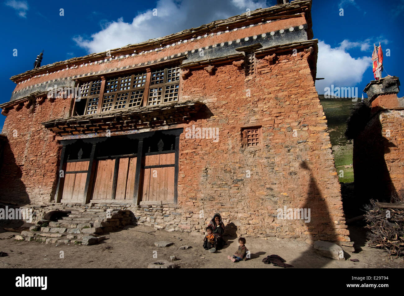 Nepal, Karnali Zone, Dolpo Region, Shey, Shey gompa Stock Photo - Alamy