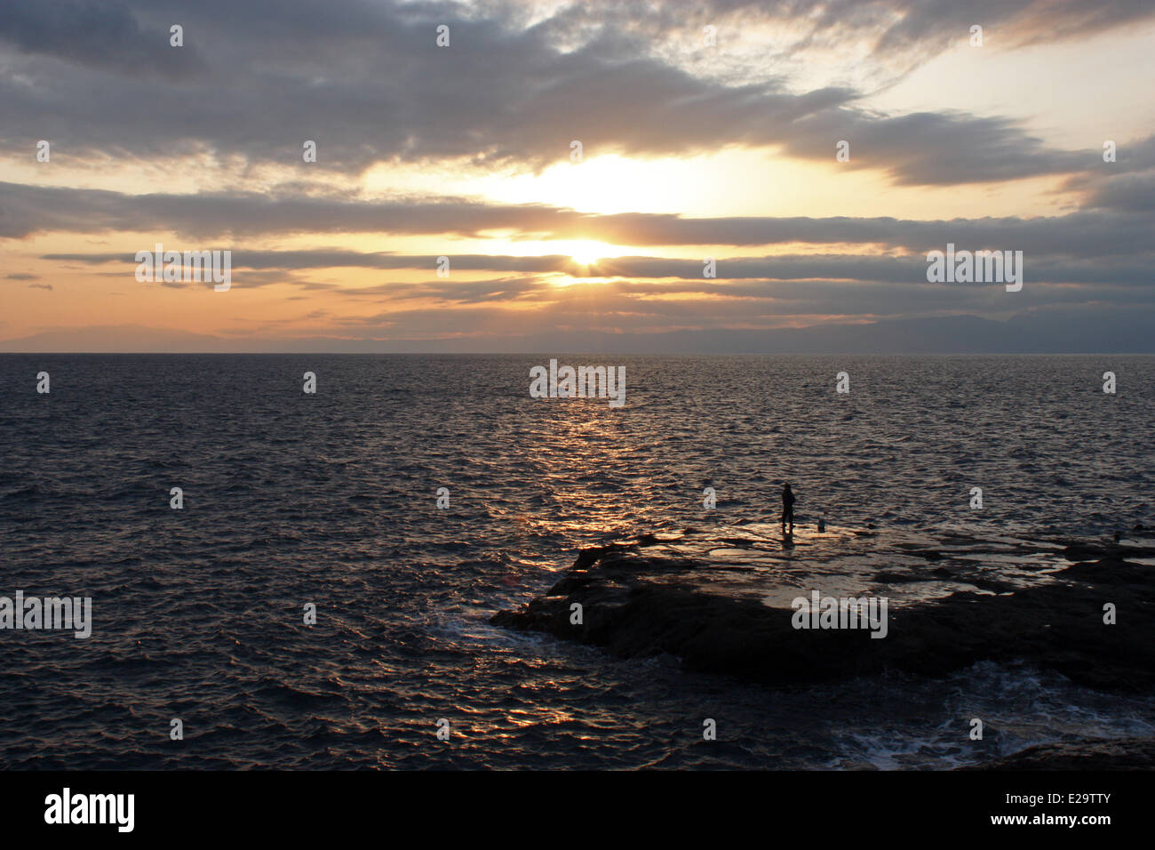 Japan: Coast of island Enoshima (south of Tokyo Stock Photo - Alamy