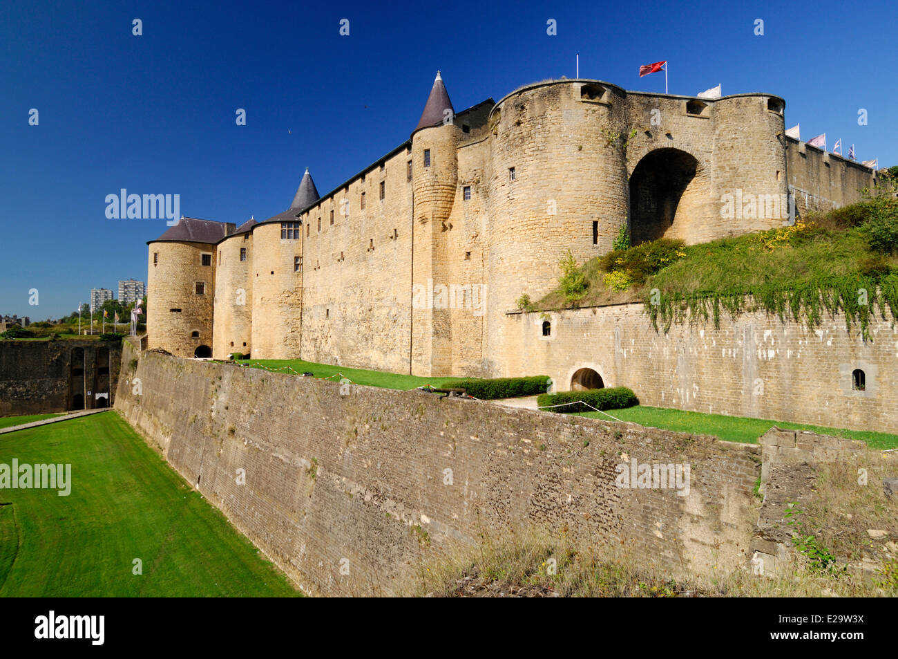 France, Ardennes, Sedan, castle, ramparts Stock Photo - Alamy