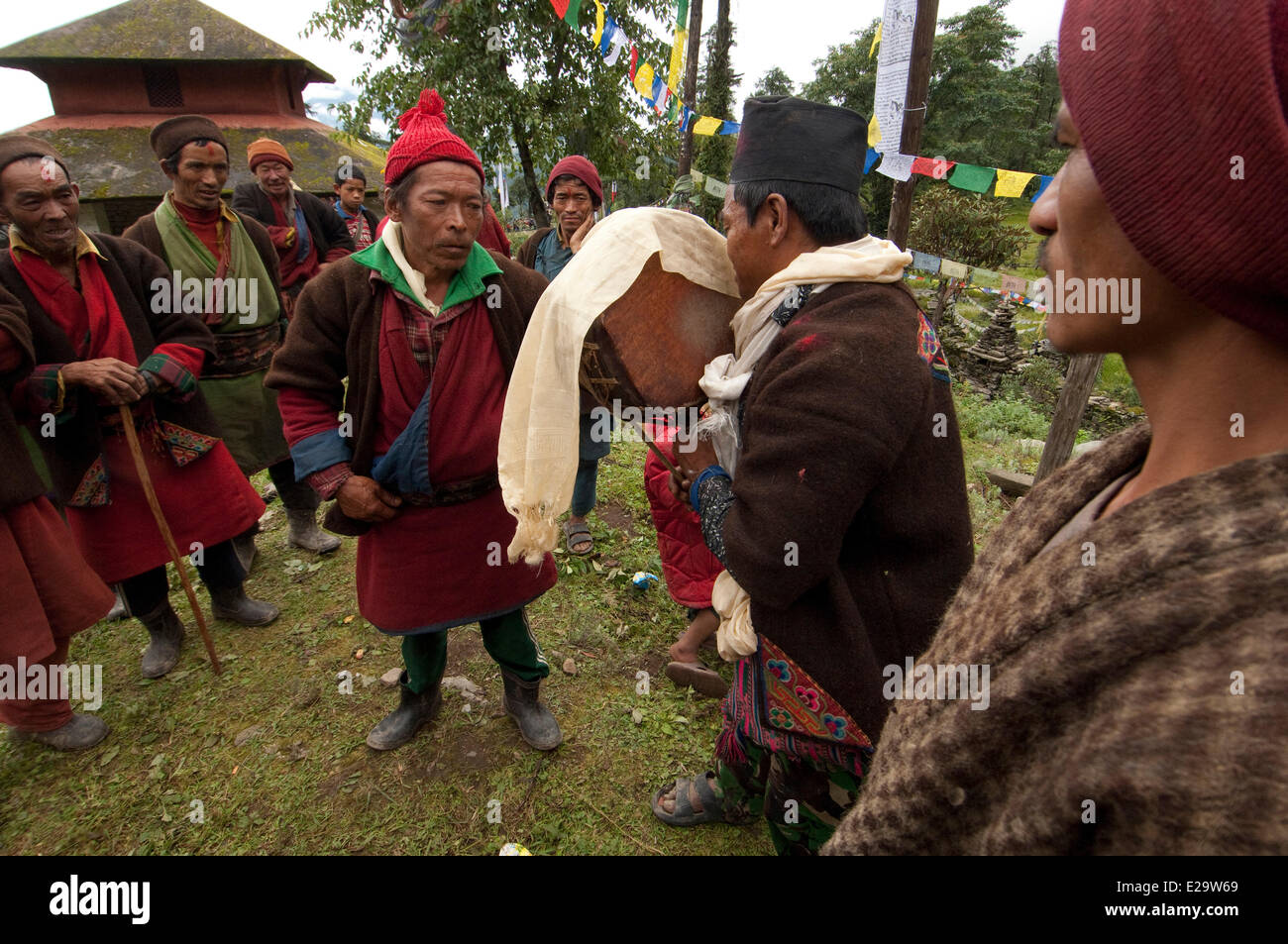 Nepal, Bagmati Zone, Rasuwa District, Trisuli Valley, Gatlang, Tamang ...