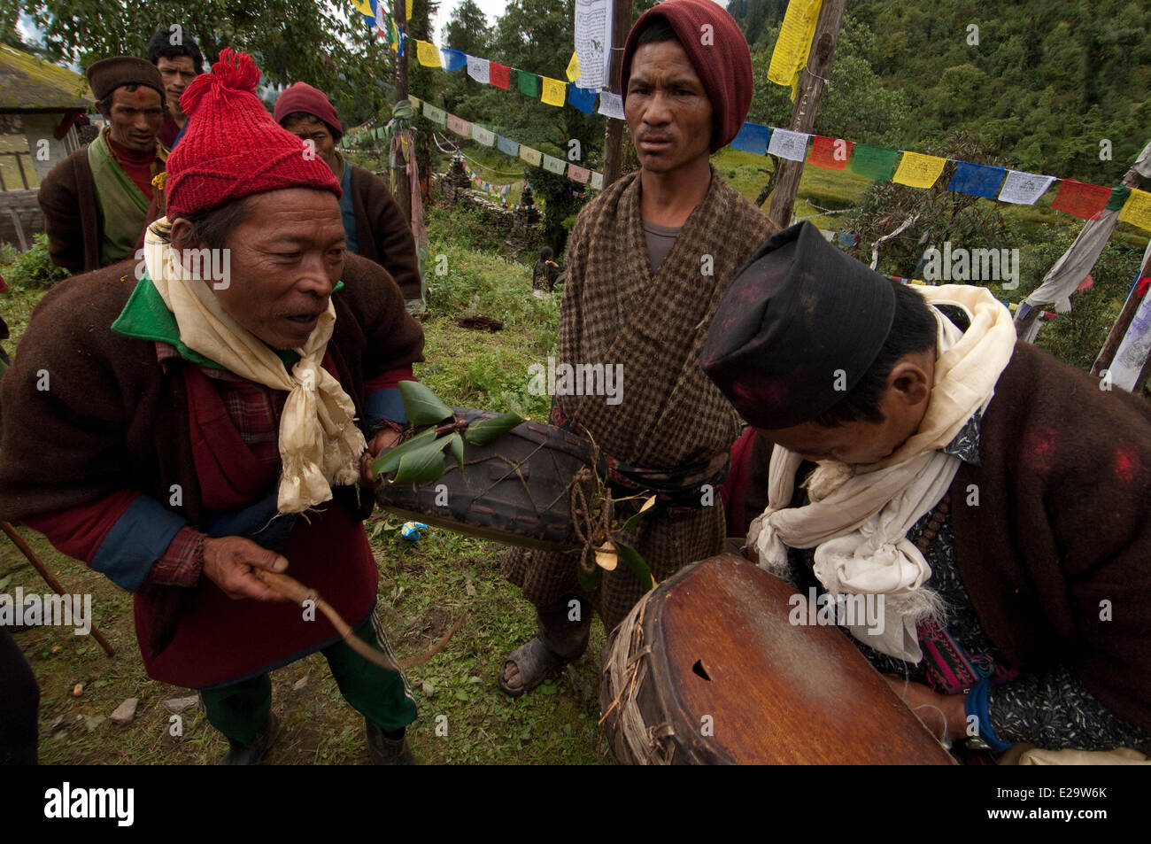 Nepal, Bagmati Zone, Rasuwa District, Trisuli Valley, Gatlang, Tamang ...