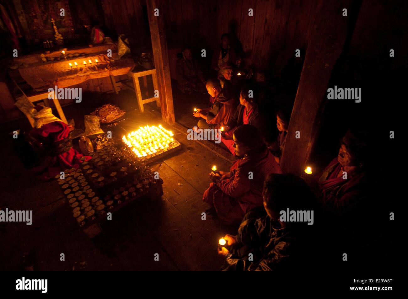 Nepal, Bagmati Zone, Rasuwa District, Trisuli Valley, Gatlang, Tamang ...