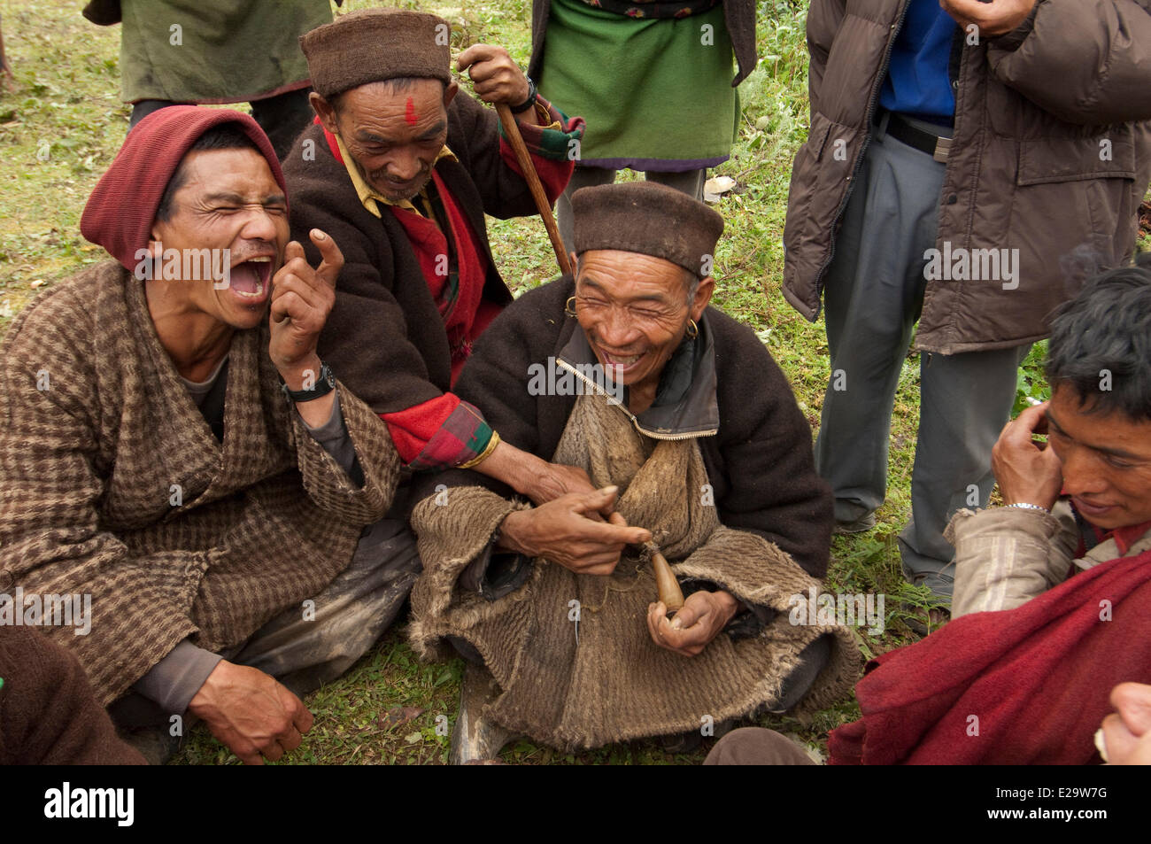 Nepal, Bagmati Zone, Rasuwa District, Trisuli Valley, Gatlang, Tamang ...