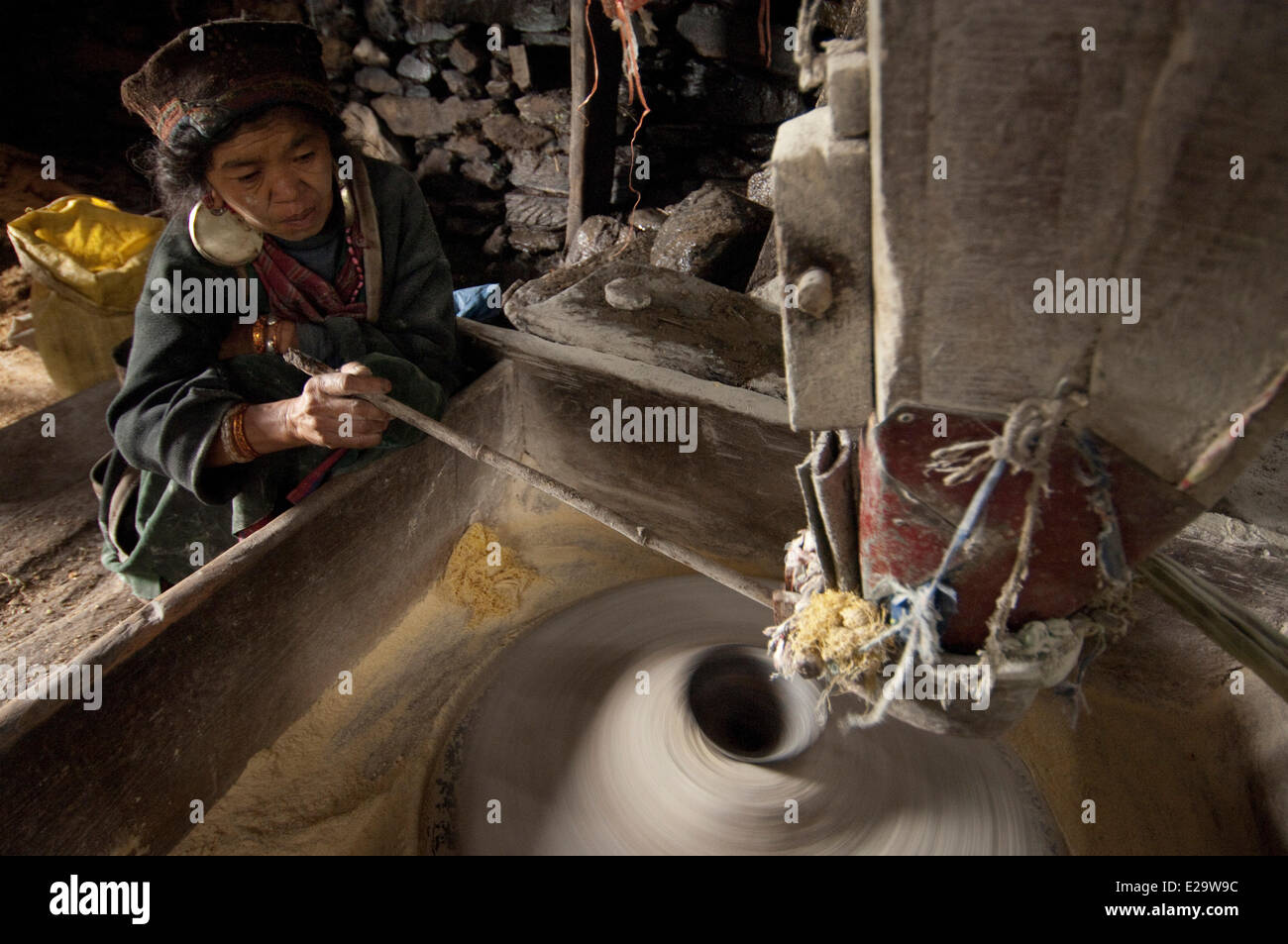 Nepal, Bagmati Zone, Rasuwa District, Trisuli Valley, Gatlang, Tamang ...