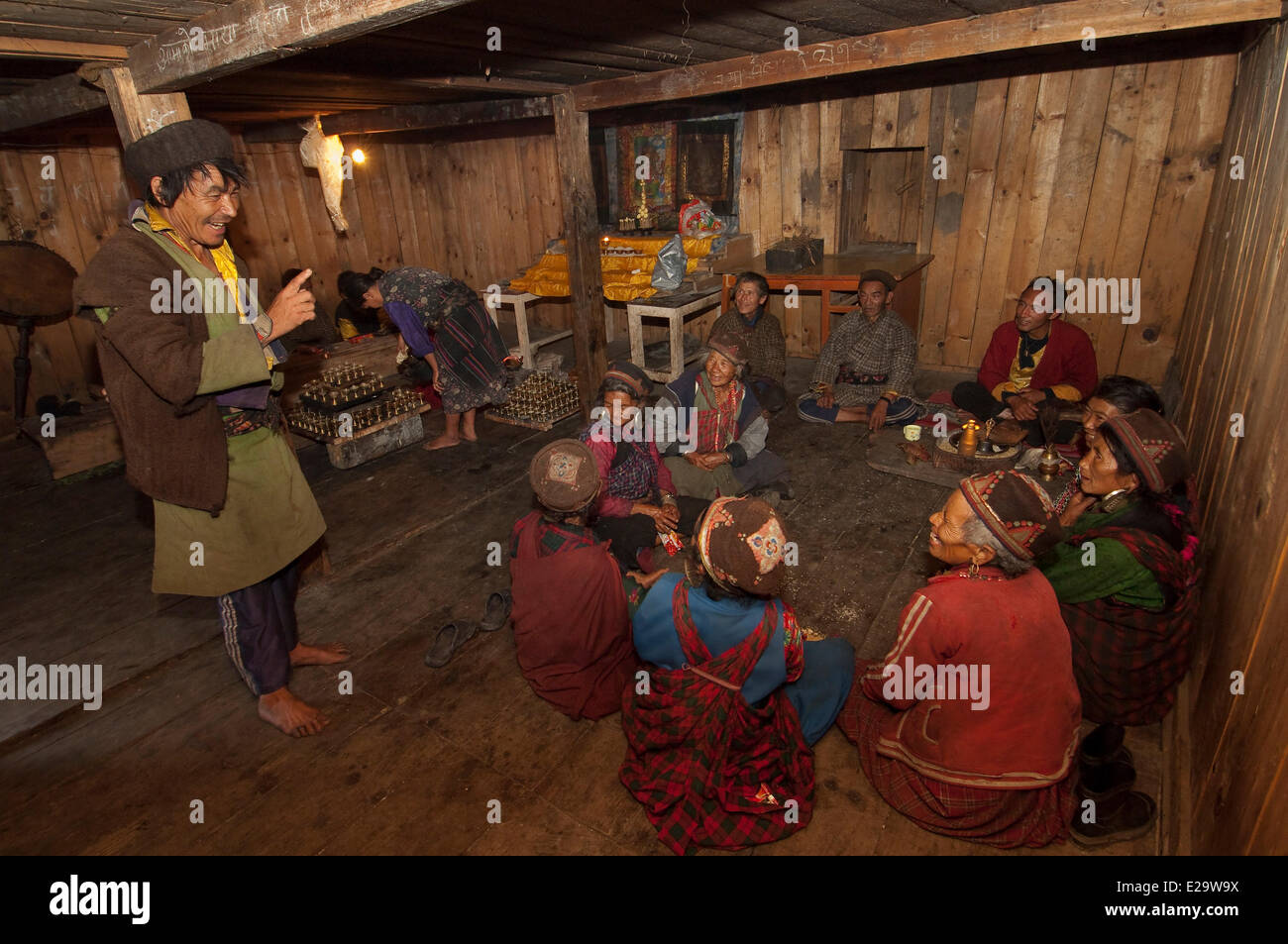 Nepal, Bagmati Zone, Rasuwa District, Trisuli Valley, Gatlang, Tamang ...