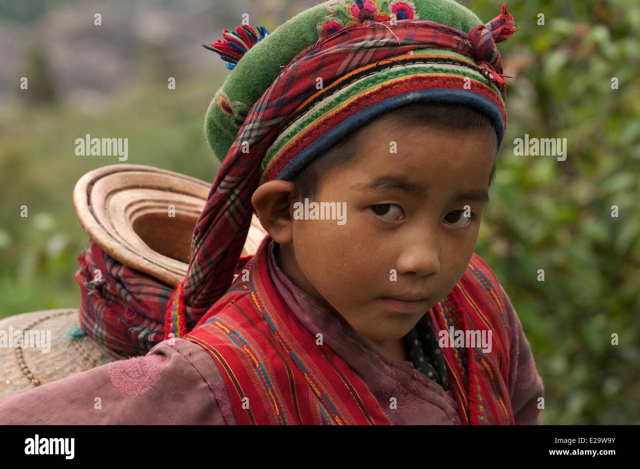 Nepal, Bagmati Zone, Rasuwa District, Trisuli Valley, Gatlang, Tamang ...