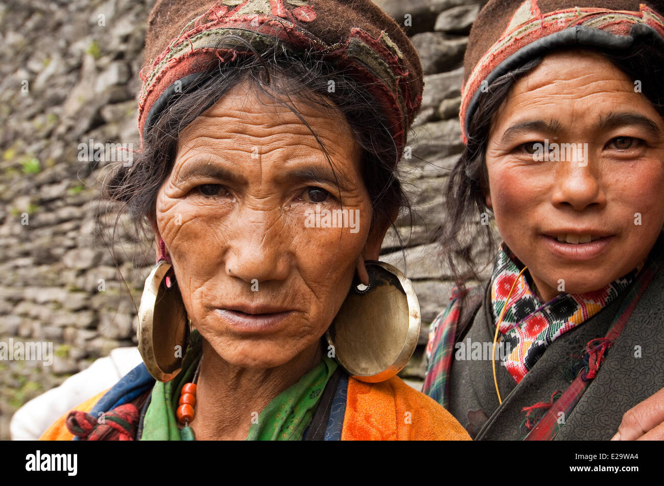 Nepal, Bagmati Zone, Rasuwa District, Trisuli Valley, Gatlang, Tamang ...