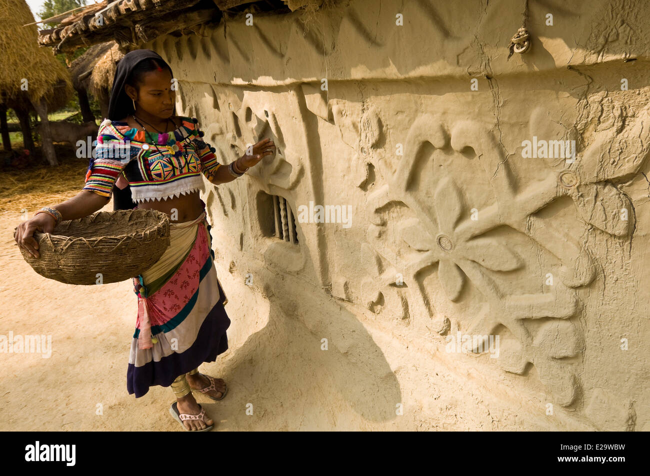 Nepal, Terai area, Seti Zone, Kailali District, traditional life of a ...
