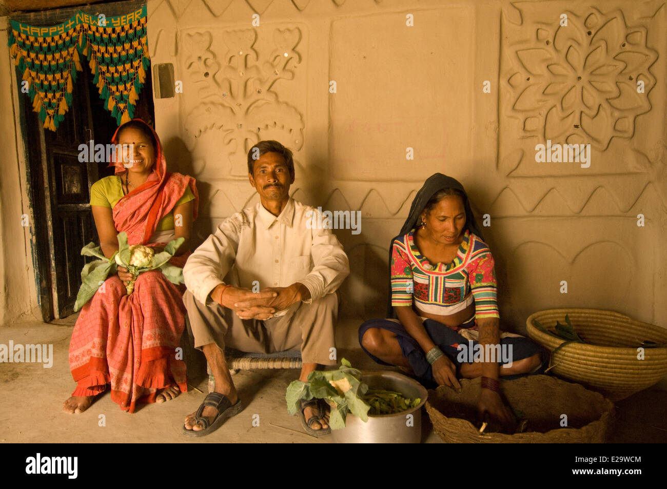 Nepal, Terai area, Seti Zone, Kailali District, traditional life of a ...