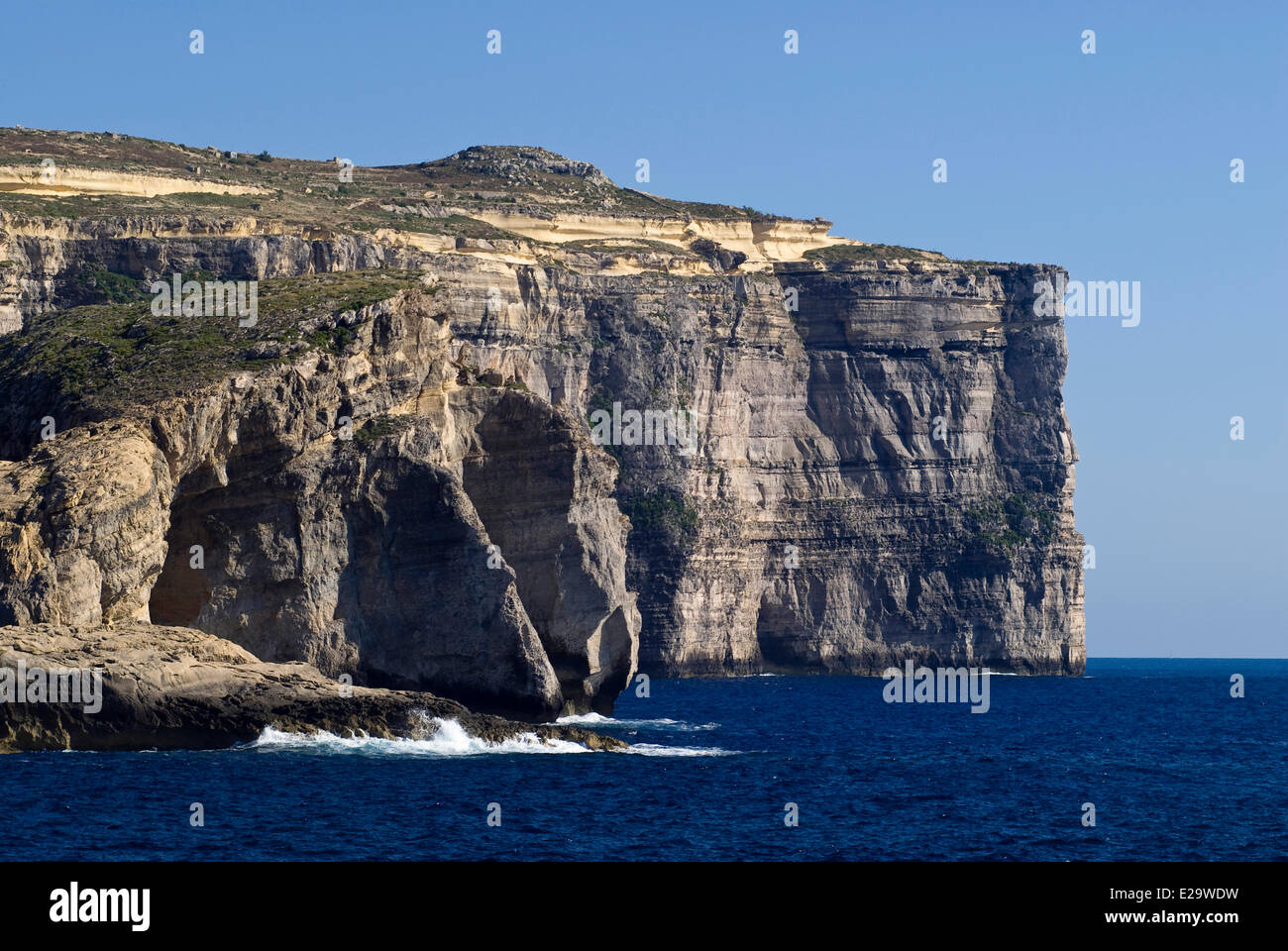 Gozo cliffs hi-res stock photography and images - Alamy