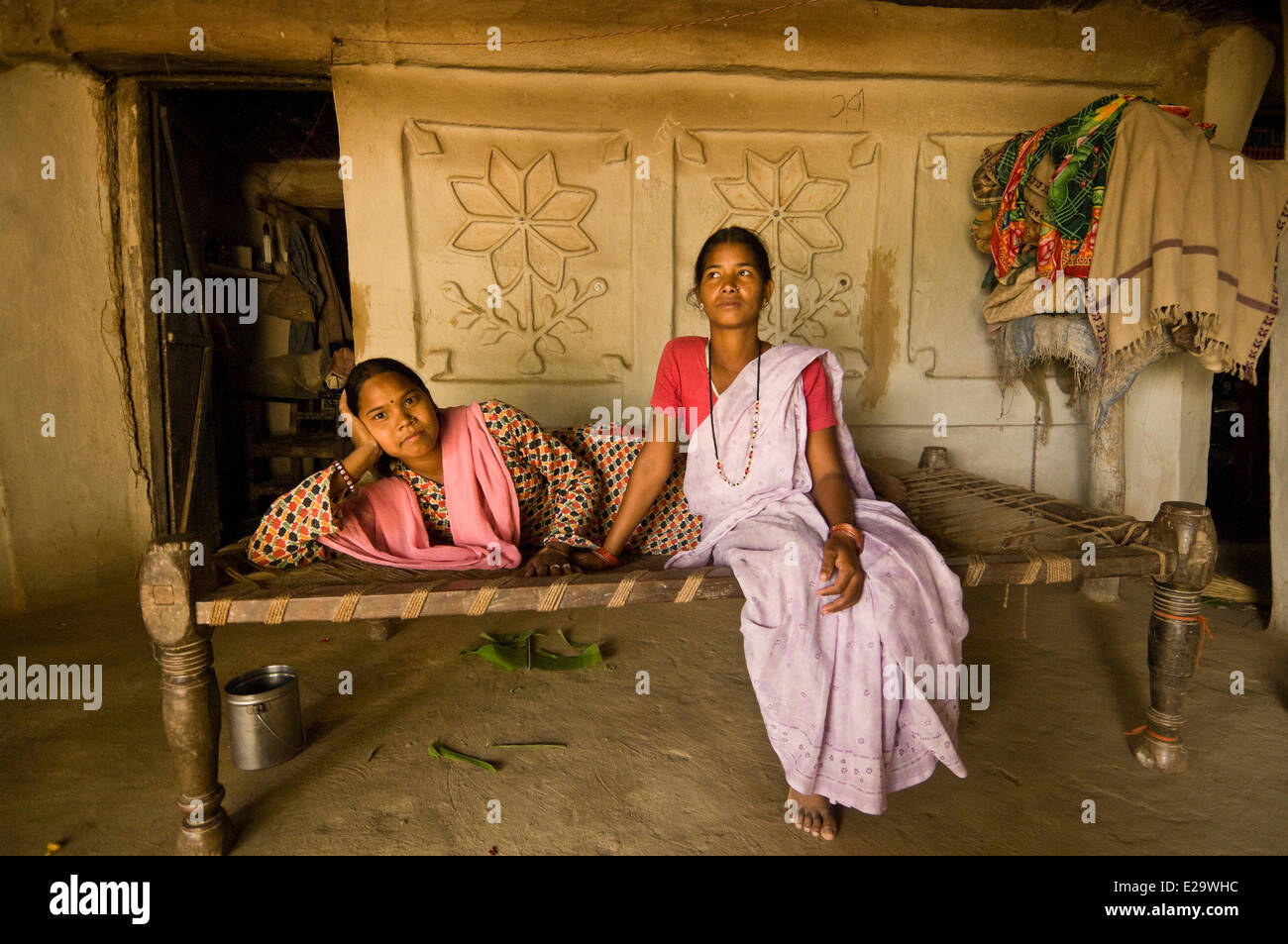Nepal, Terai area, Seti Zone, Kailali District, traditional life of a ...