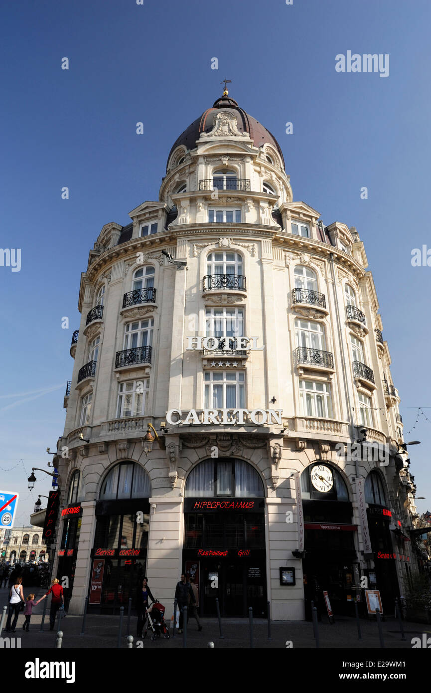 France, Nord, Lille, Hotel Carlton Stock Photo - Alamy