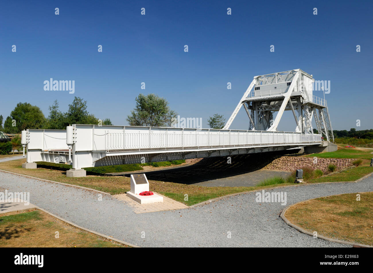 France, Calvados, Ranville, Memorial Museum Pegasus, original Pegasus ...