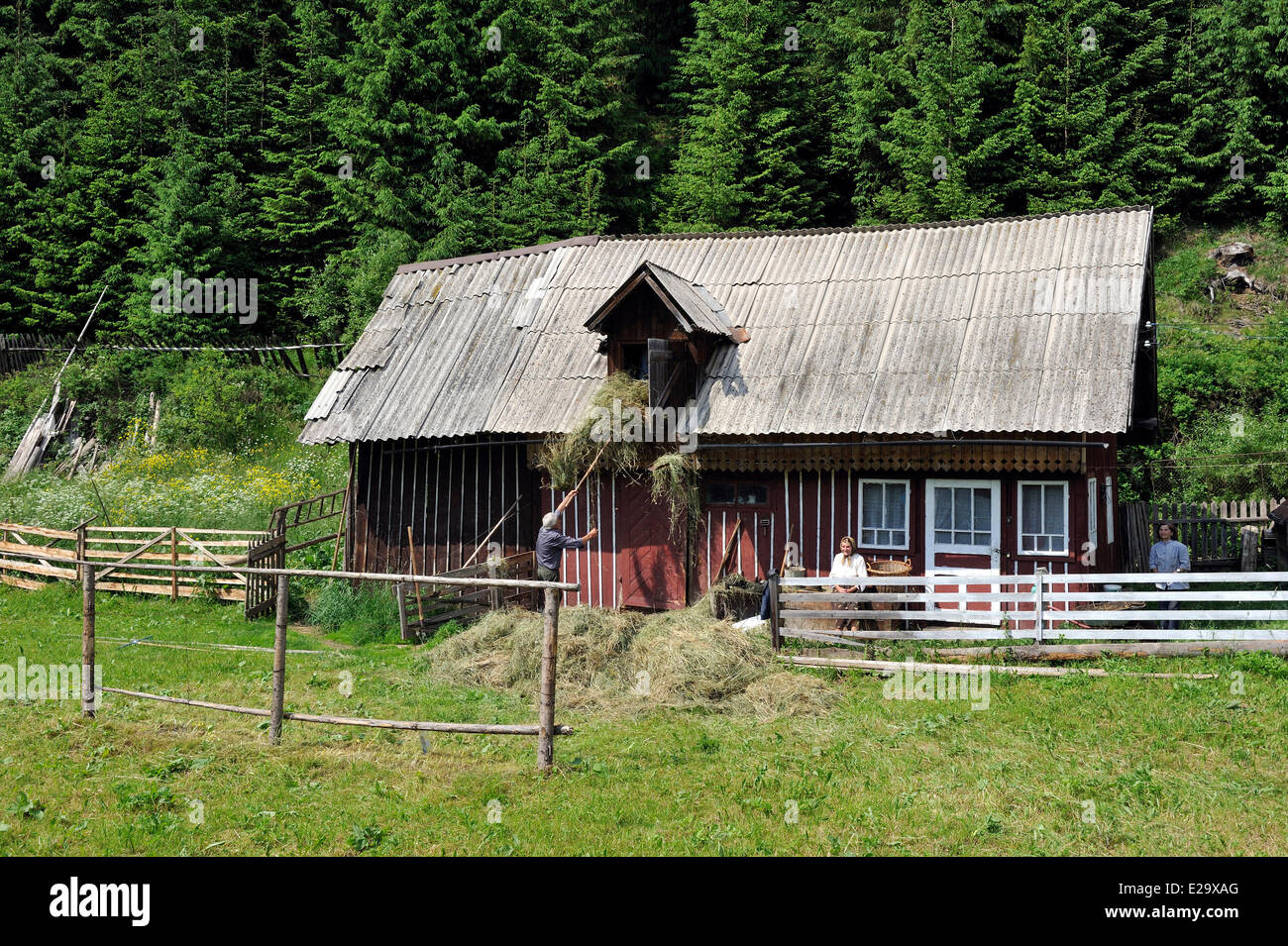 Romanian traditional house hi-res stock photography and images - Alamy