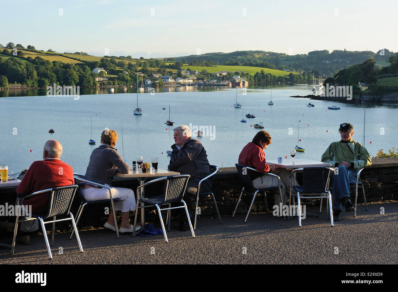 Ireland, County Cork, Glandore, Sunny summer evening Stock Photo - Alamy