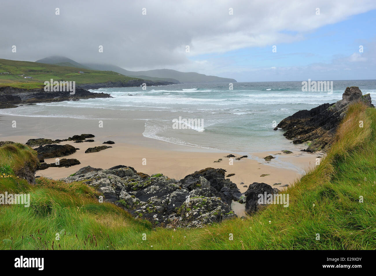 Ireland, County Kerry, Ring of Kerry, St Finian's bay Stock Photo - Alamy