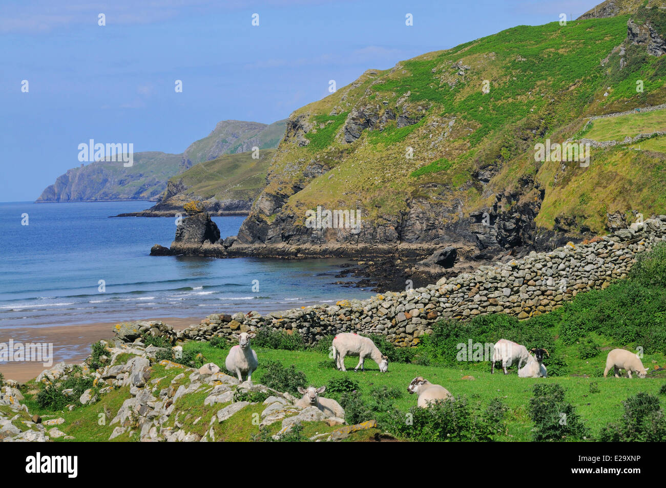 Ireland, County Donegal, Muckross Head beach Stock Photo - Alamy